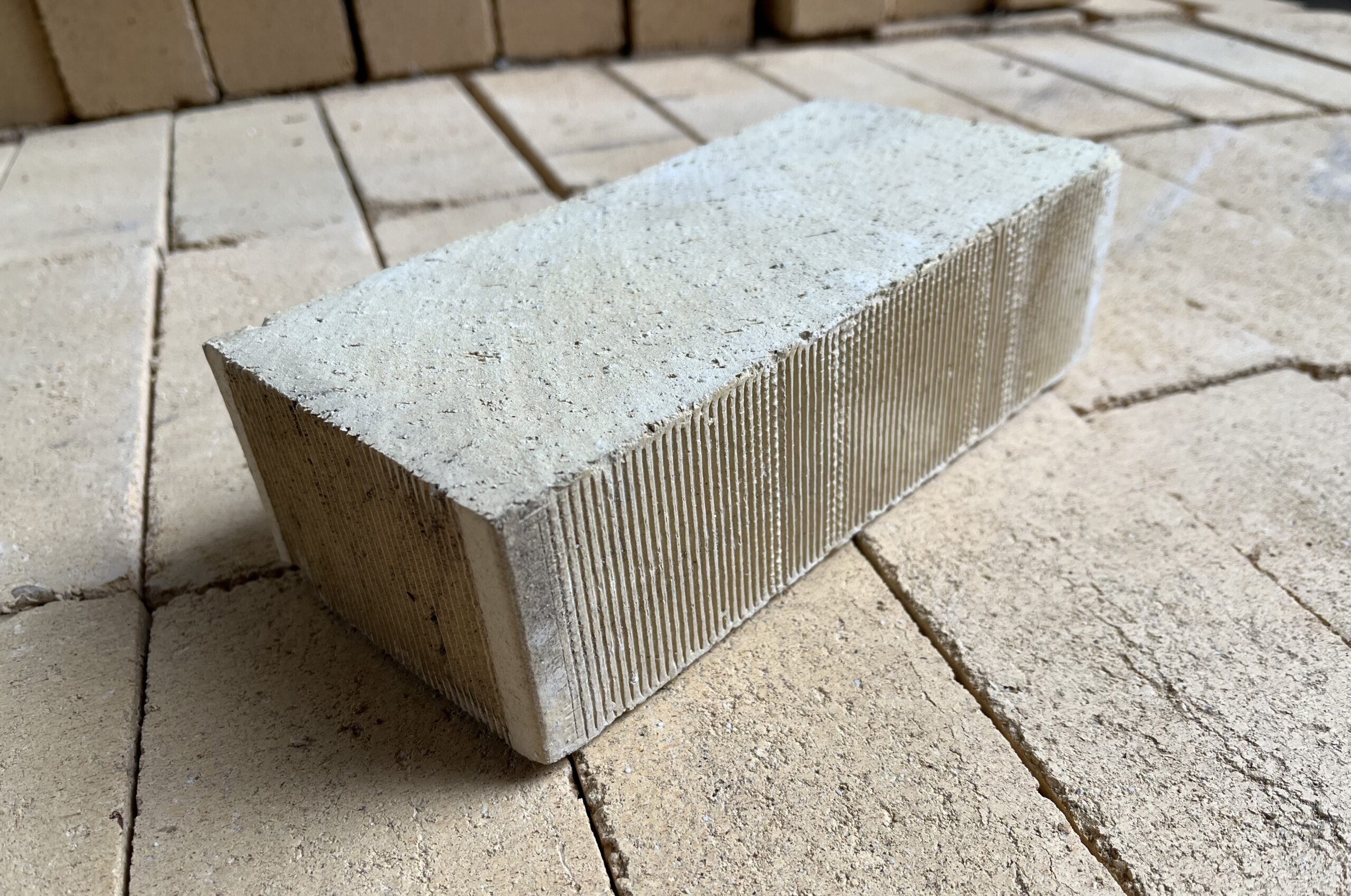 Buff (White) Scored 1⁄2 Straights – Continental Clay Company