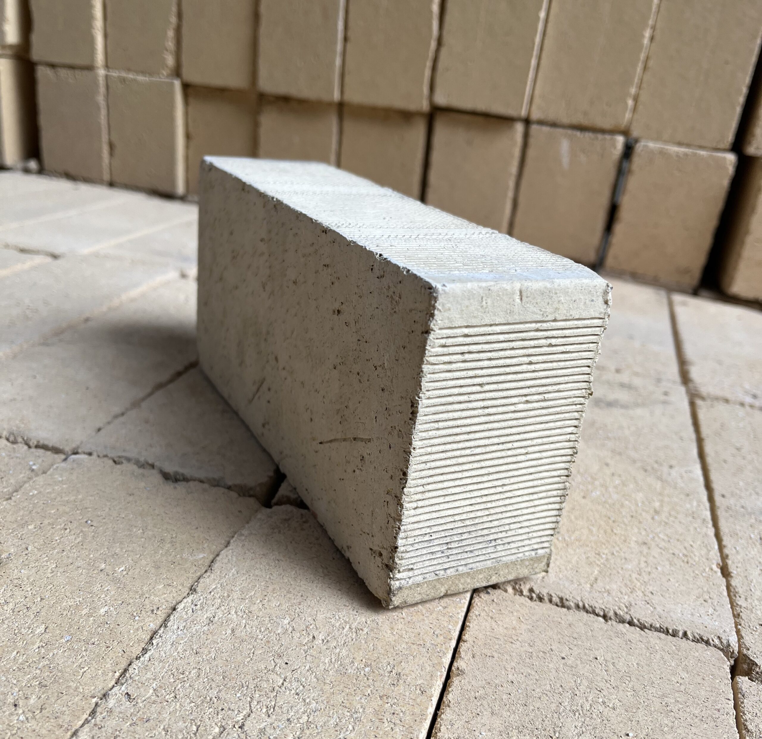 Buff (White) Scored 1⁄2 Straights – Continental Clay Company